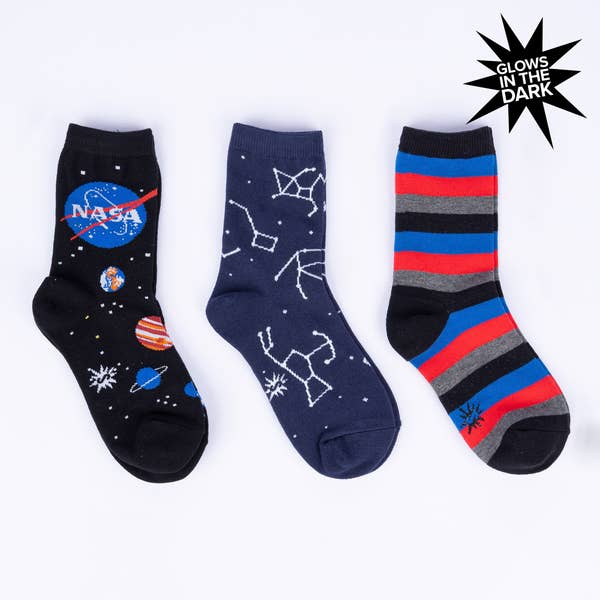 Solar System Youth Crew Socks 3-Pack – Cosmosphere